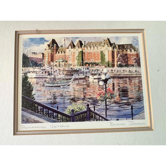 Art | Blaine Jackson Romancing Victoria Signed By Artist Blaine Jackson ...